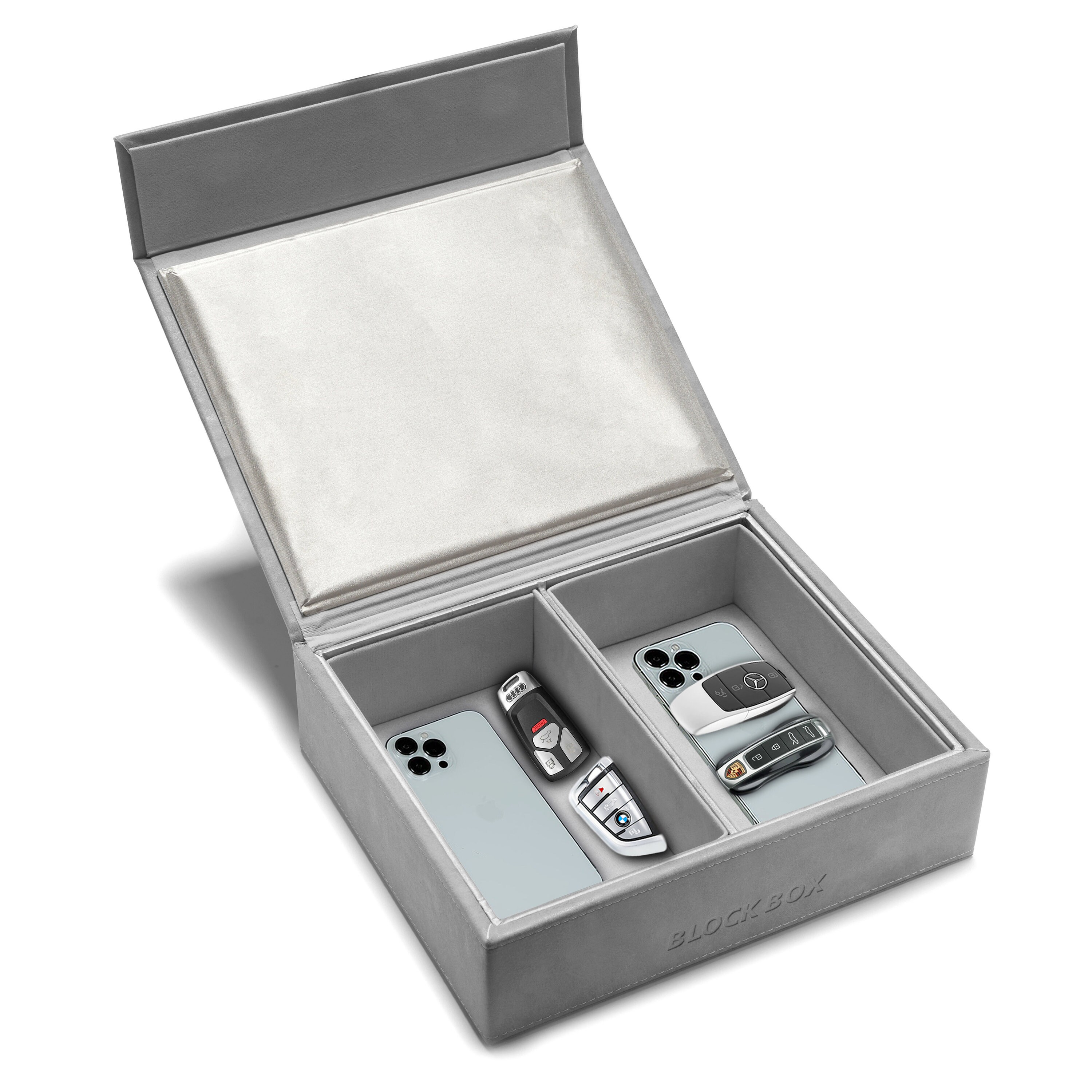 BLOCK Box's Faraday Box for Car Keys With Magnetic Closure Extra Large ...