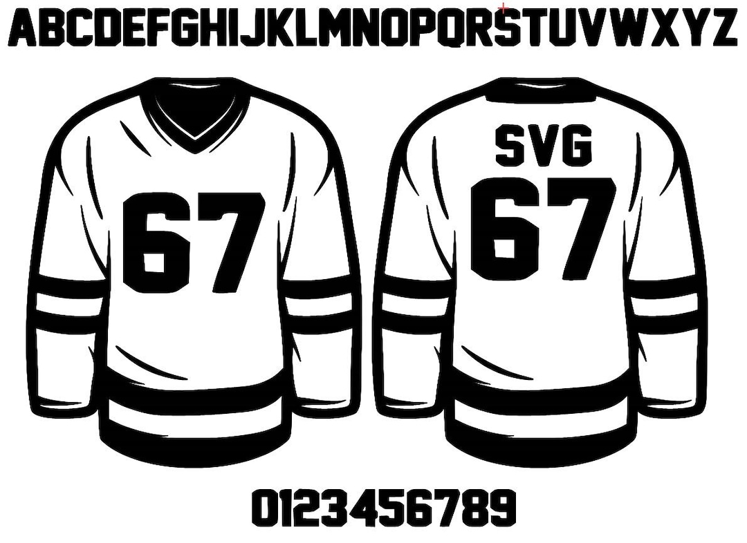 Hockey Jersey Svg, Hockey Images, Hockey Print File, Hockey Laser File ...