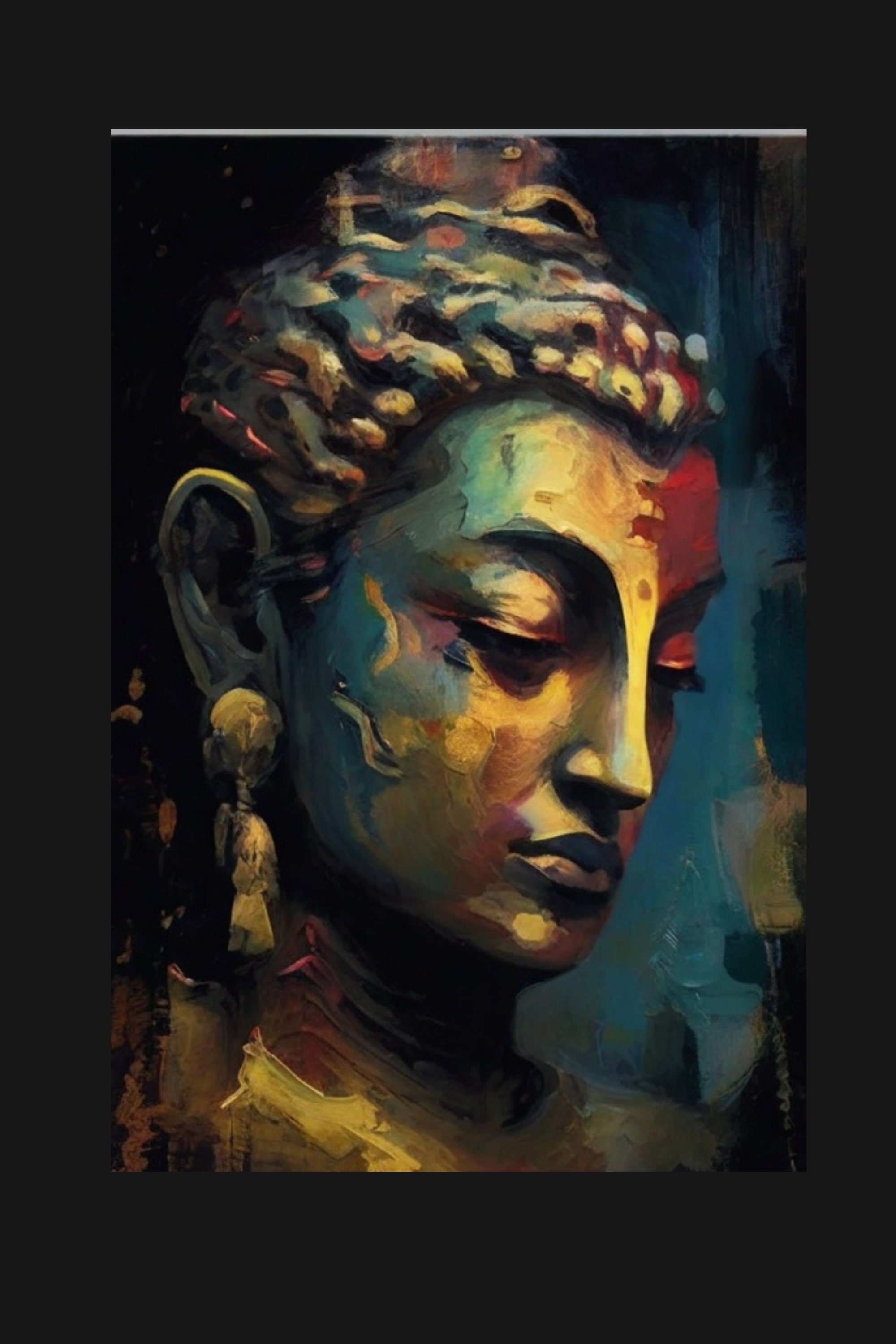 Buddha Canvas Wall Art, Buddha Print Canvas, Buddha Wall Art, Buddha ...