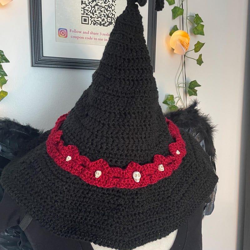 Curly Witch Hat - Etsy