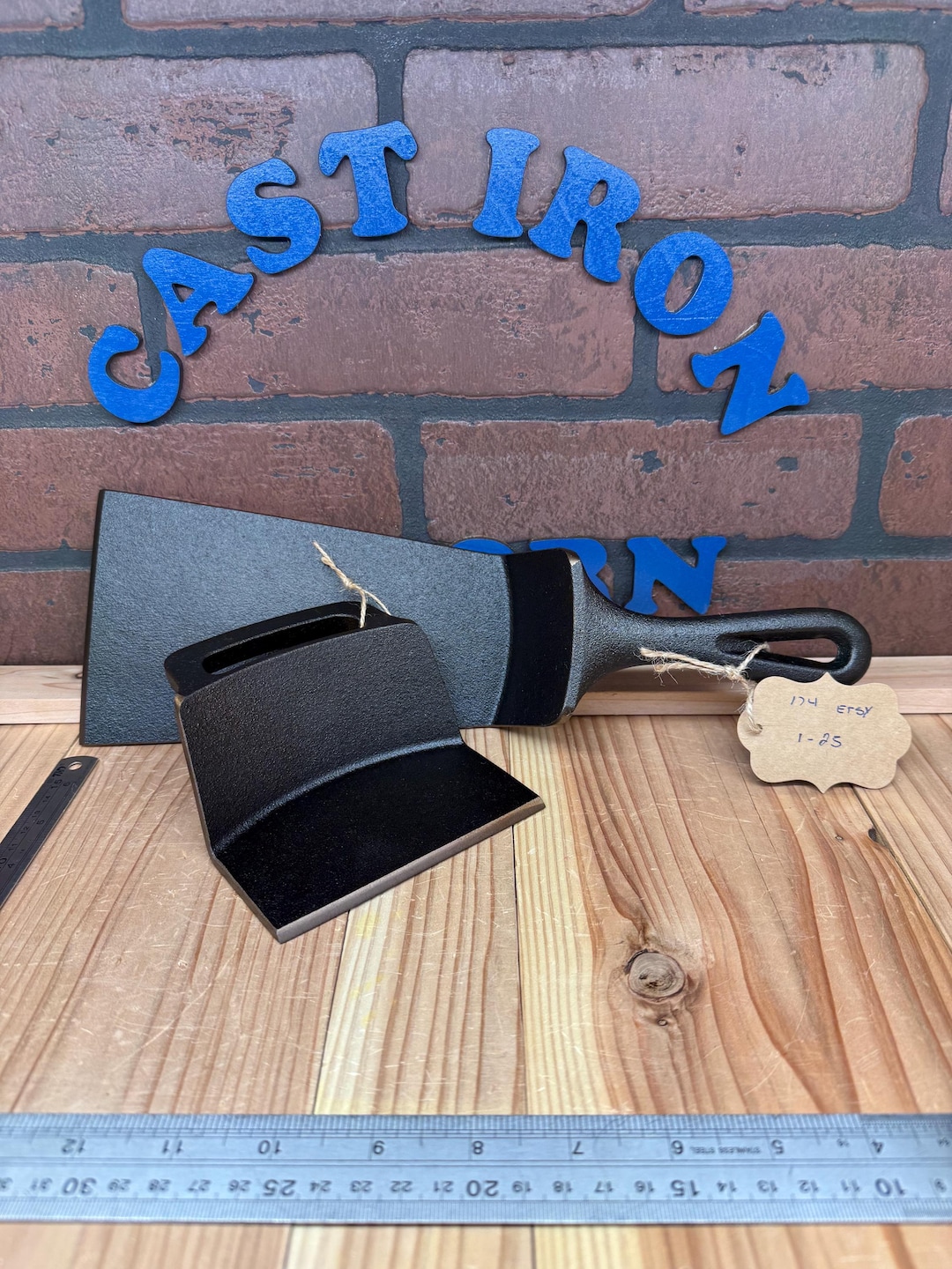 Cast Iron Spatula and Scraper Made From a Skillet #174. Free Shipping ...