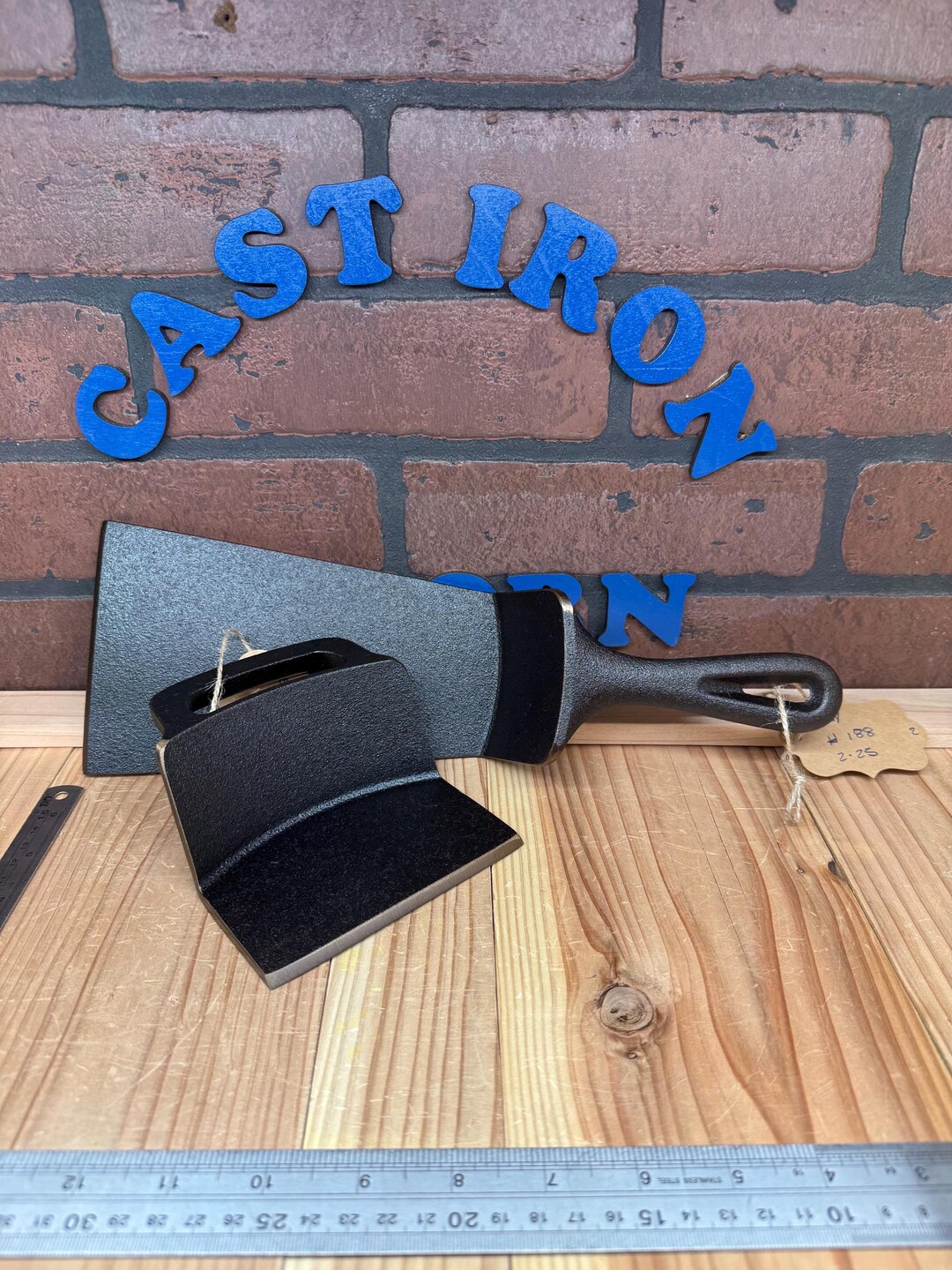 Cast Iron Spatula and Scraper Made From a Skillet 188. Free Shipping - Etsy