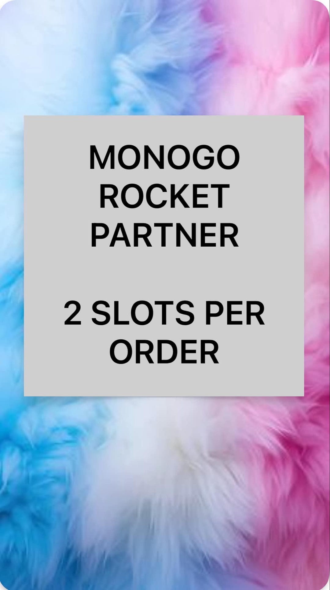 Mog0 Rocket Partner Event 2slots - Etsy