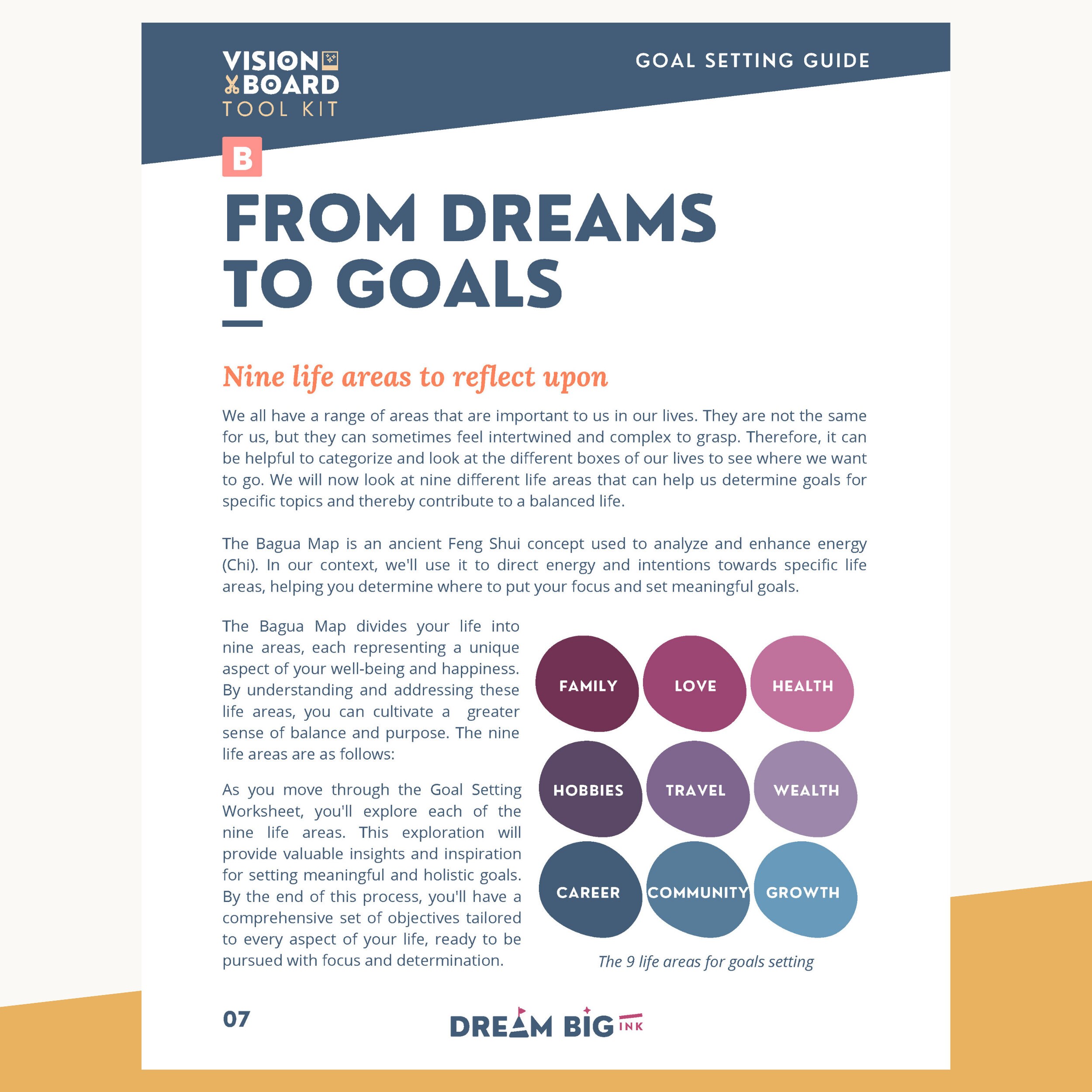 Goal Setting Worksheet | Printable Goal Planner Worksheet | 33 ...