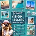 Travel Vision Board Printables - Inspiring Images, Affirmations and ...