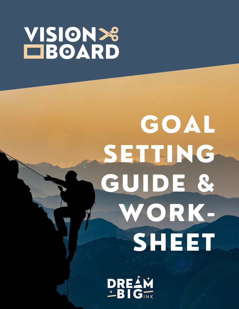 Goal Setting Worksheet | Printable Goal Planner Worksheet | 33 ...