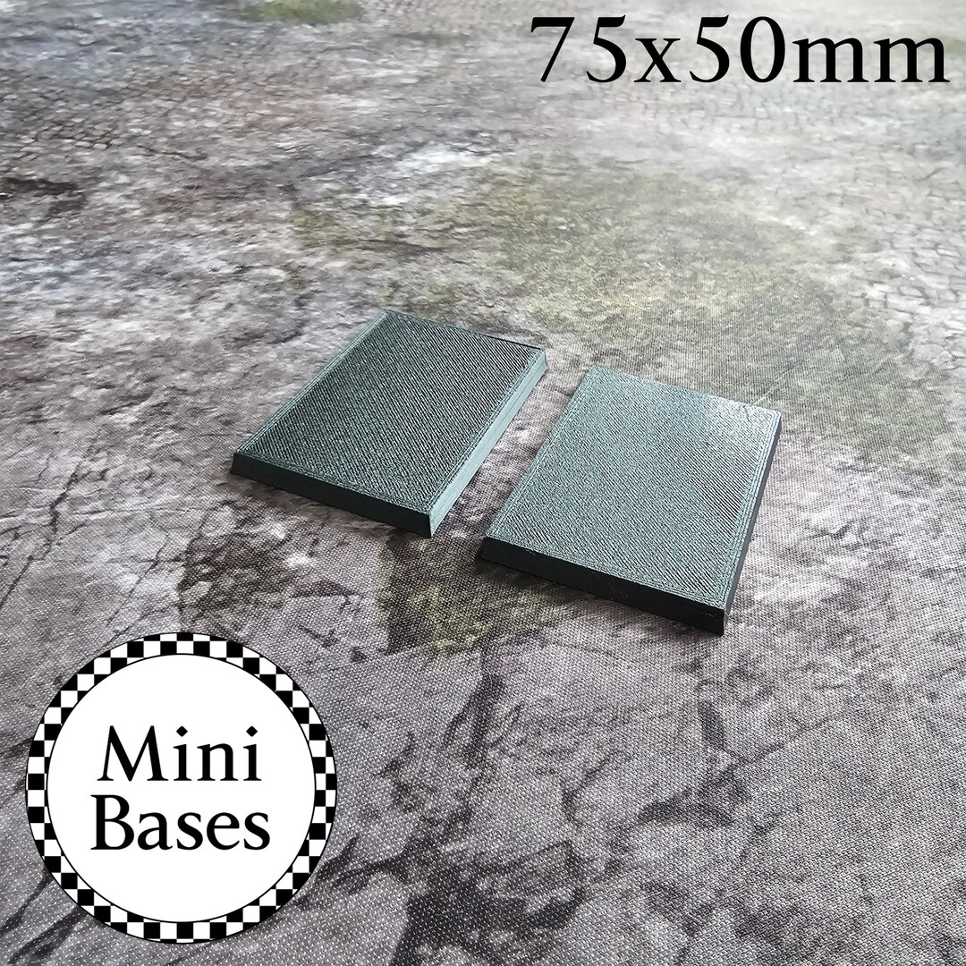 75mm X 50mm Rectangle Bases Old World - Etsy