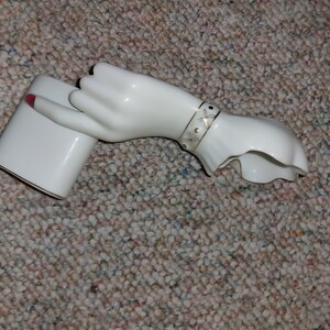 Rare Vintage Porcelain Ladies Hand With Box for Jewlery and Space for ...
