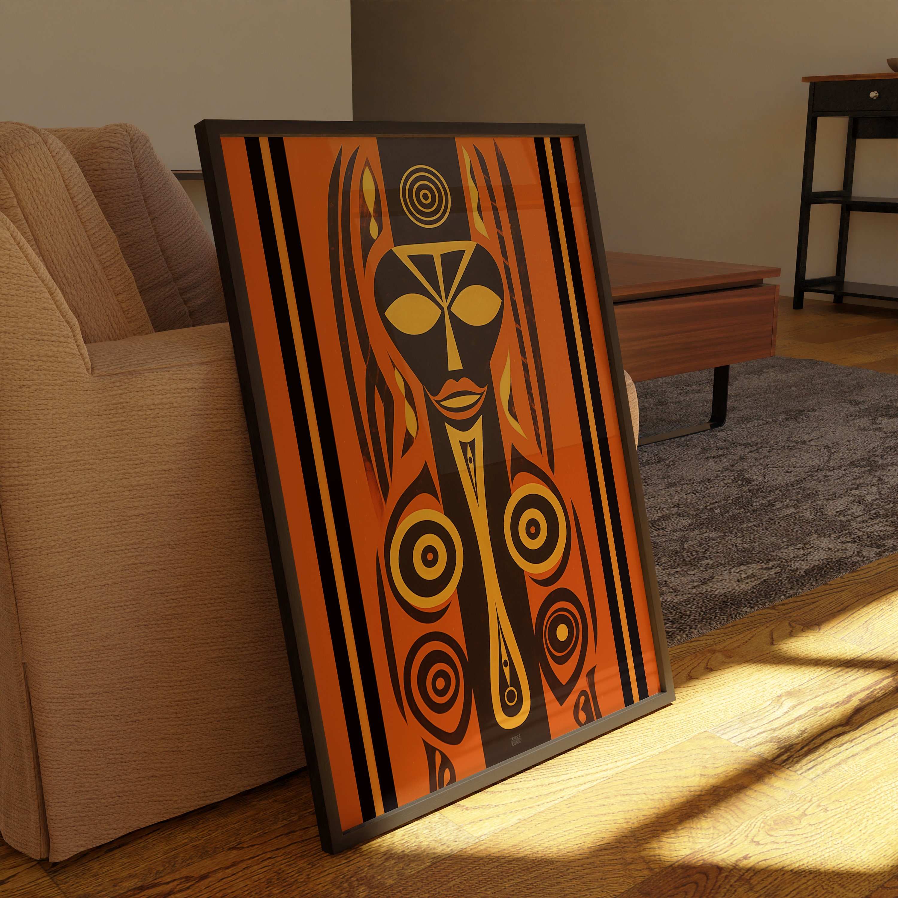 African Heritage Wall Art Set of 3 | Traditional Tribal Patterns ...