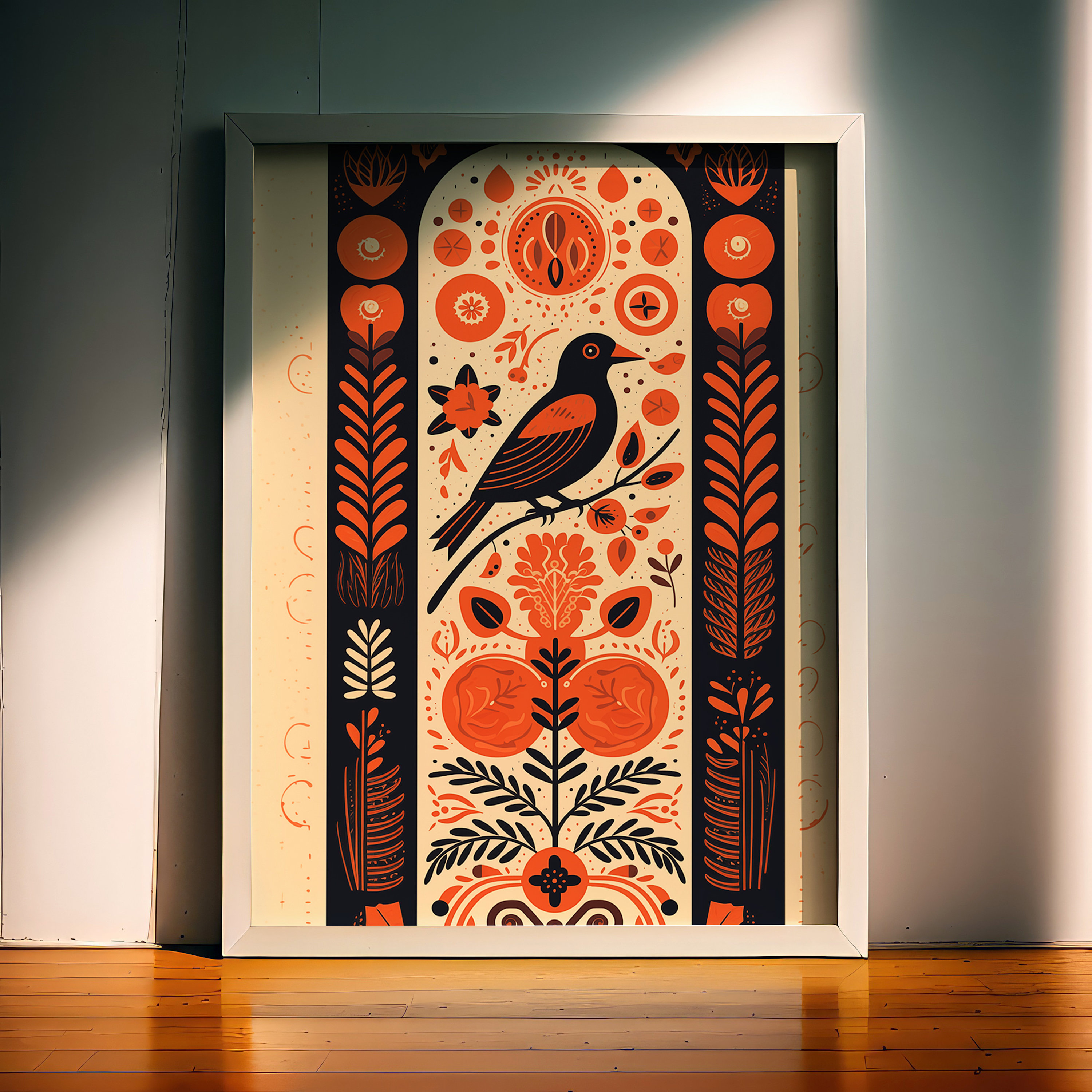 Traditional Latin American Wall Art Set of 3 Hispanic Heritage Abstract ...