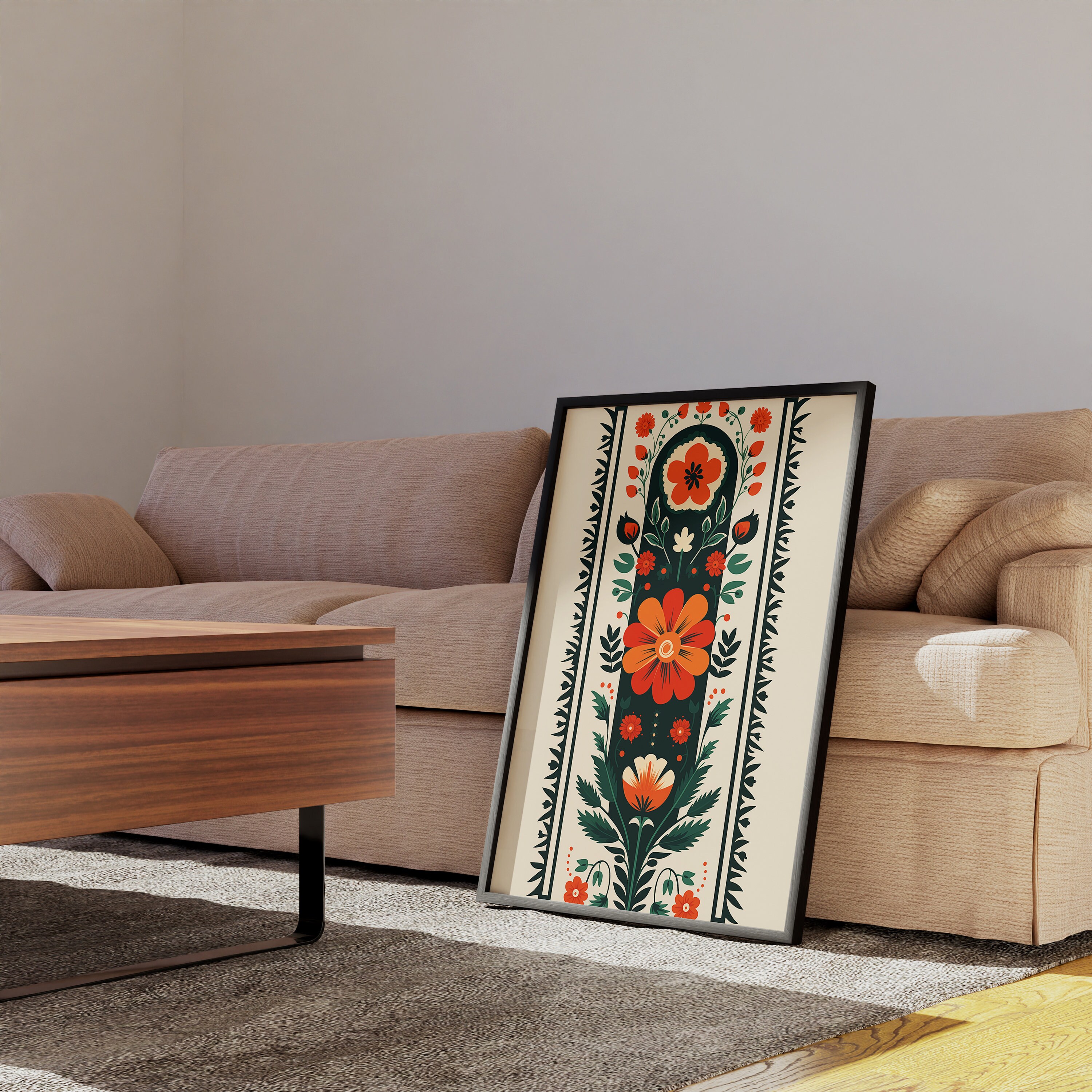 Traditional Latin American Wall Art Set of 3 Hispanic Heritage Abstract ...
