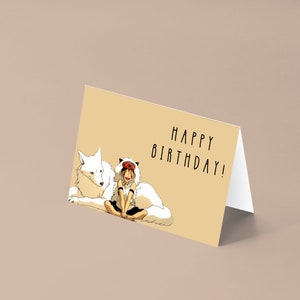 Studio Ghibli Birthday Cards Printable Download PDF HD - Etsy