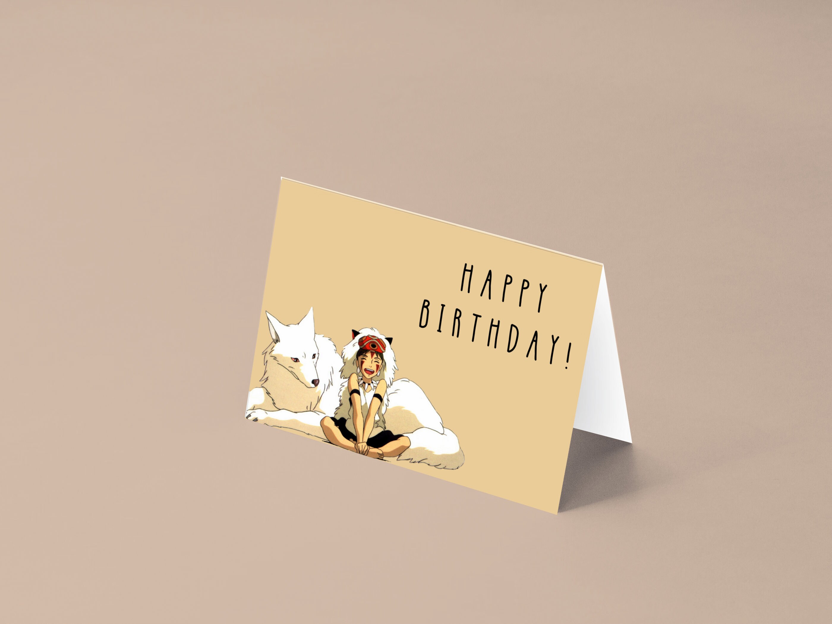 Studio Ghibli Birthday Cards Printable Download PDF HD - Etsy