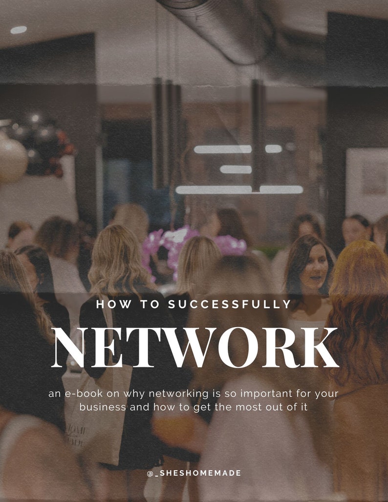 Guide to Successful Networking - Etsy