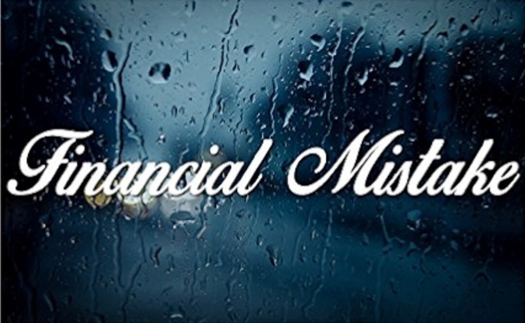 Financial Mistake Decal - Etsy