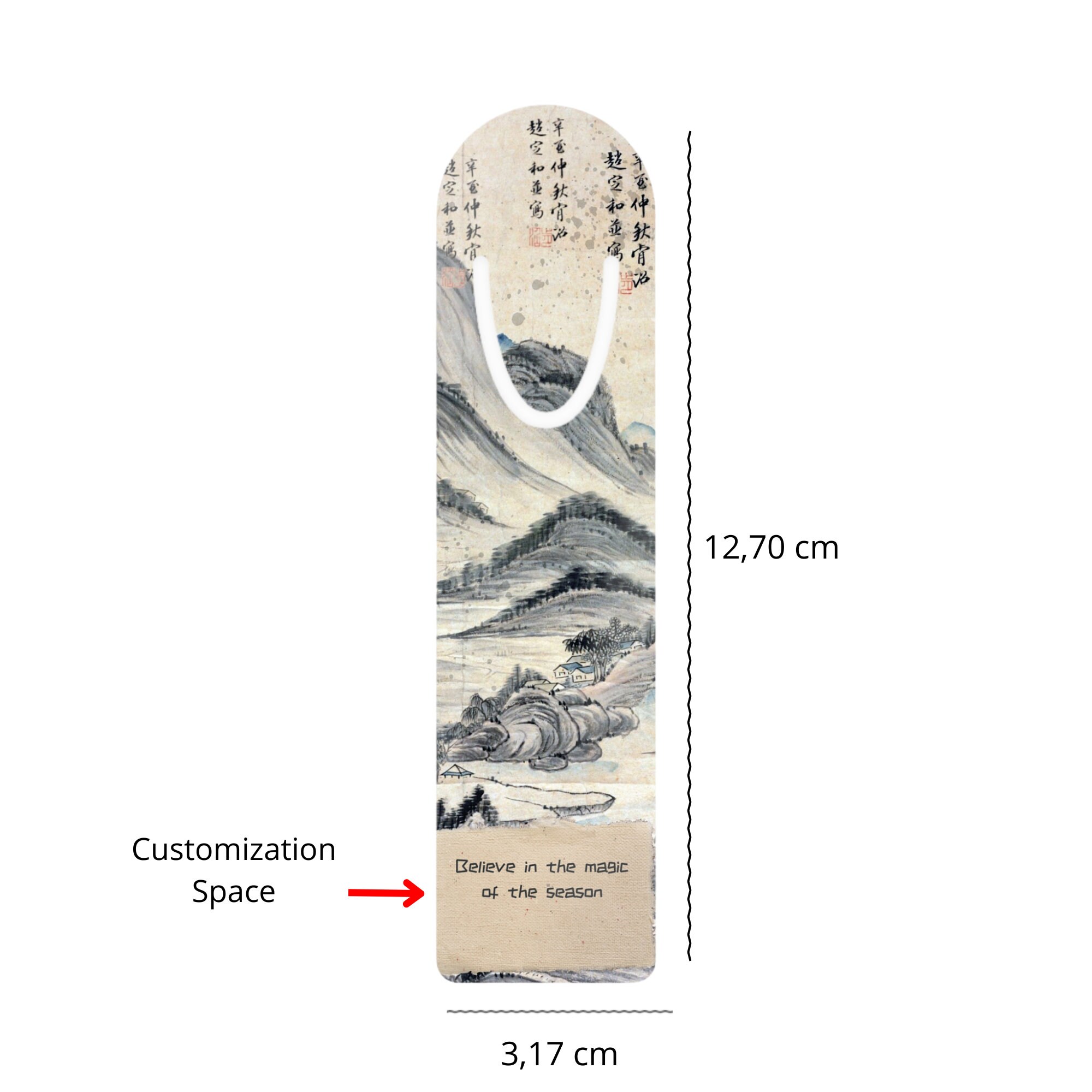 Japanese Bookmark, Japanese Calligraphy Beginners Mind, Teacher ...