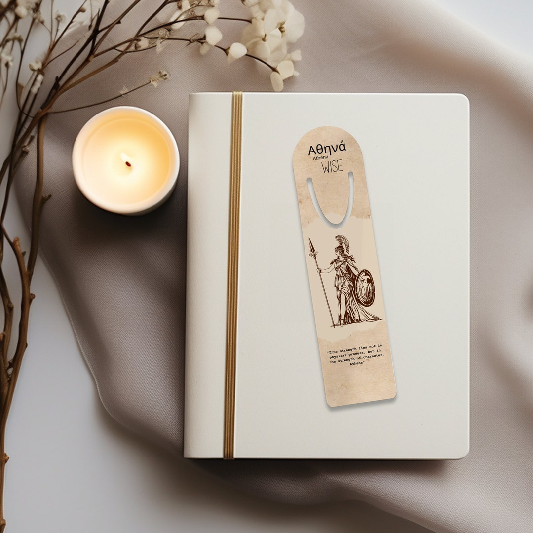 Mythology Bookmarks, Athena, Custom Greek Mythology, Greek Bookends ...