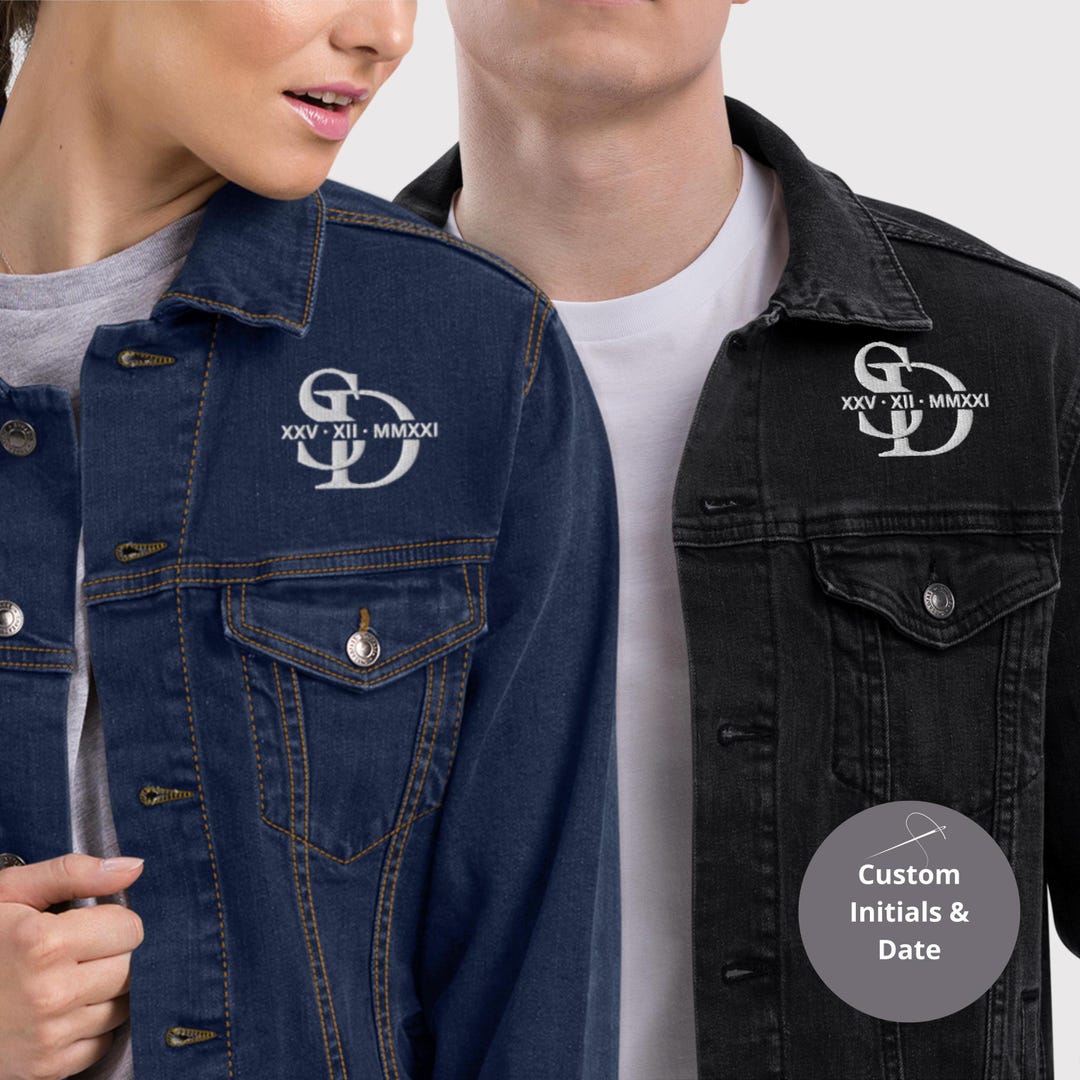 Custom Denim Jackets, Custom Jean Jacket, Embroidered Denim ...