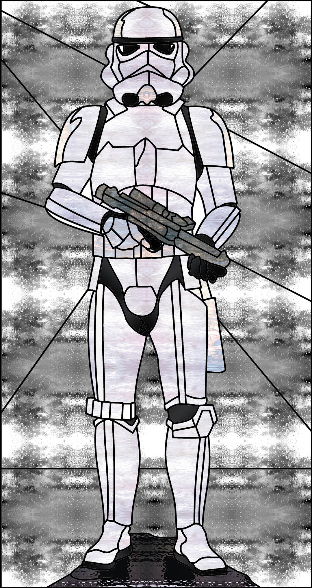 Stained Glass Pattern Stormtrooper - Etsy