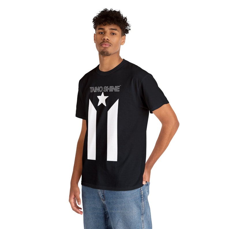 Taino Shines Puerto Rican Resistance Flag Cotton Tshirt. Puerto Rican ...