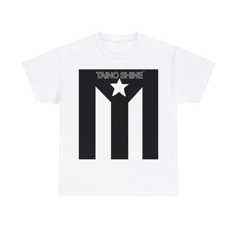 Taino Shines Puerto Rican Resistance Flag Cotton Tshirt. Puerto Rican ...
