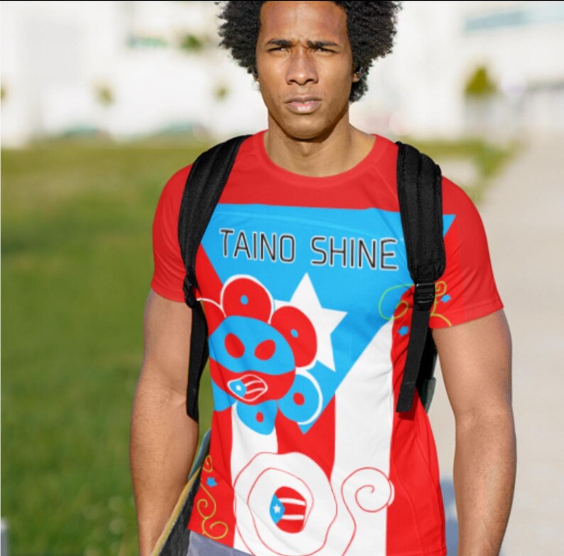 Taino Shines Displaying the Taino Tribal Sun and Tribal Snail. Conch on ...