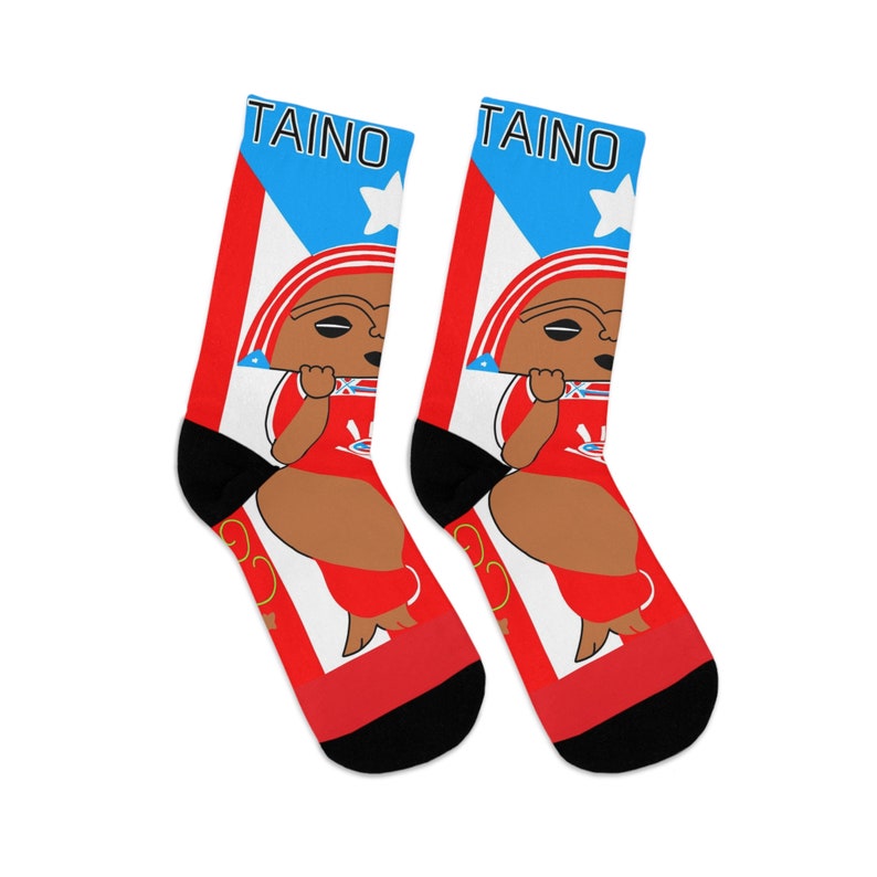 Taino Shines Moon Goddess Tribe Socks. Puerto Rican Culture, Taino ...