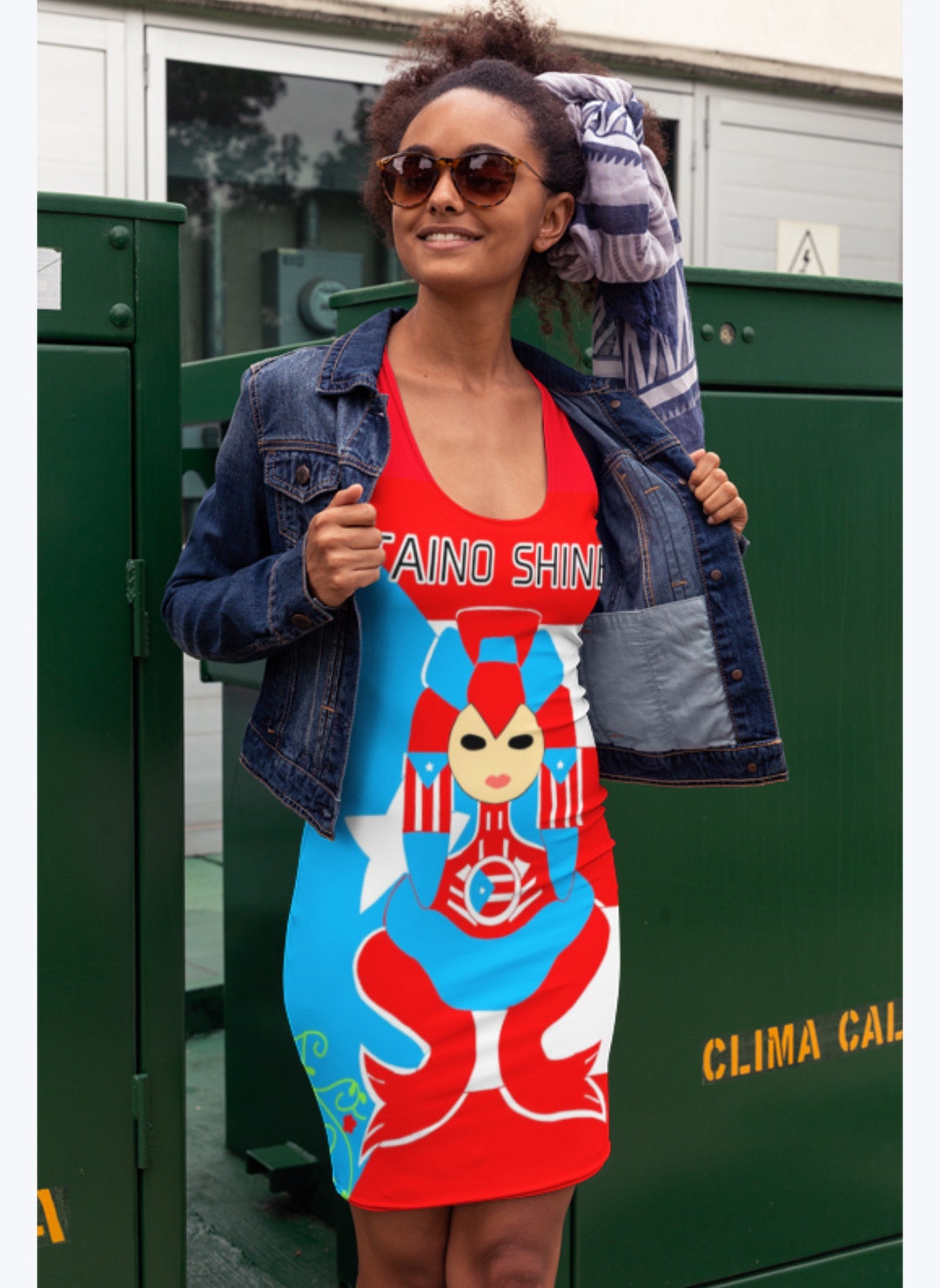 Taino Shine Atabey the Fertility Goddess Racerback Dress. Puerto Rican ...