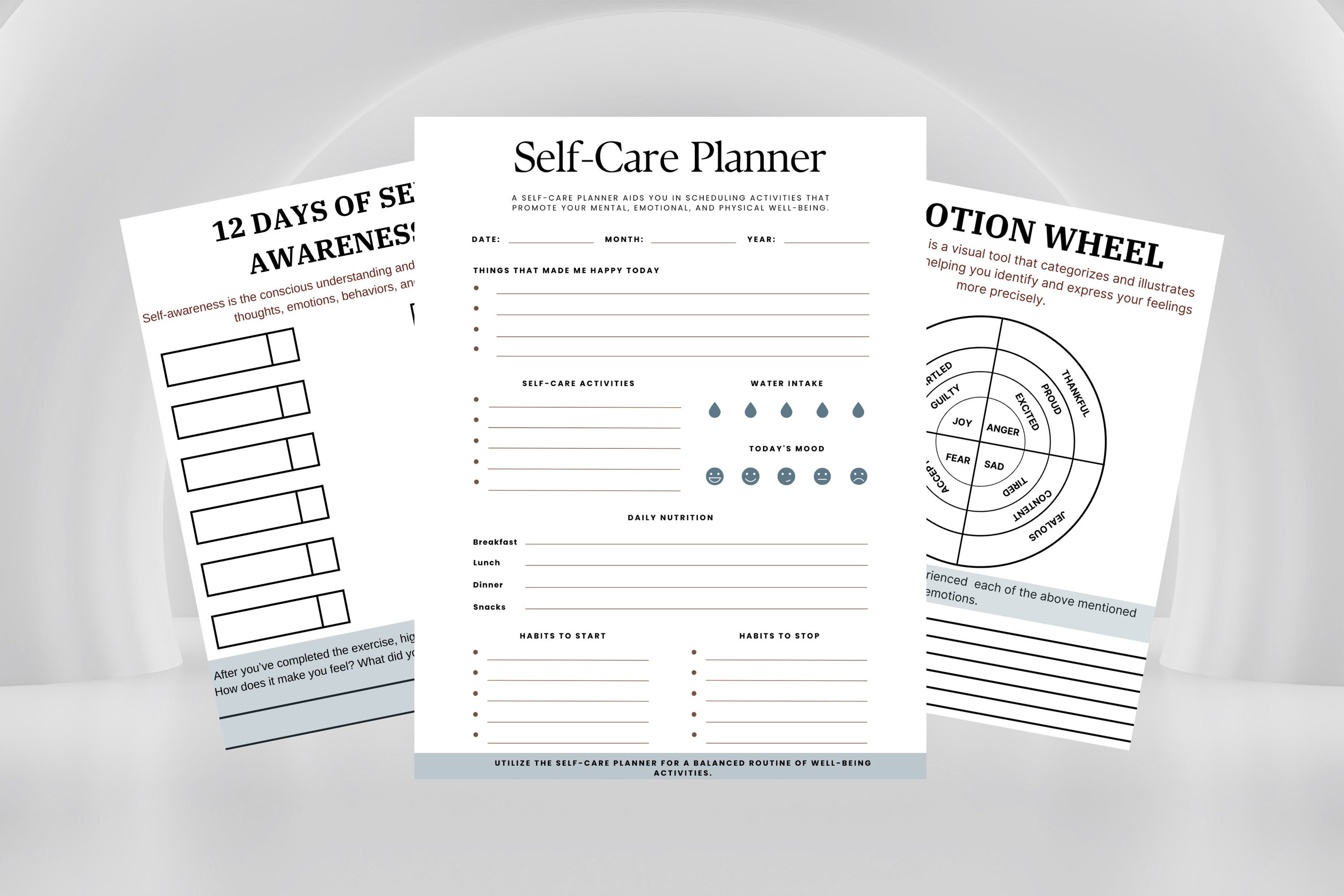 Life Coaching Worksheet Bundle / Printable / Therapy Tools and ...