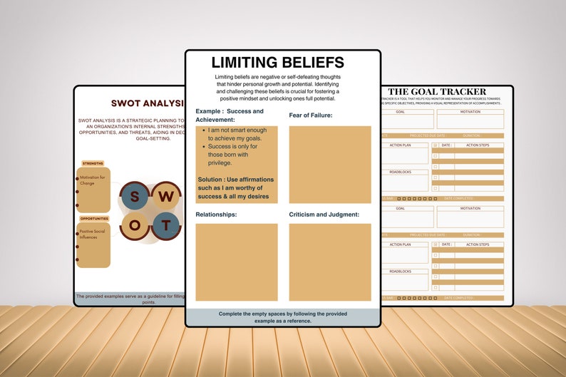 Life Coaching Worksheet Bundle / Printable / Therapy Tools and ...