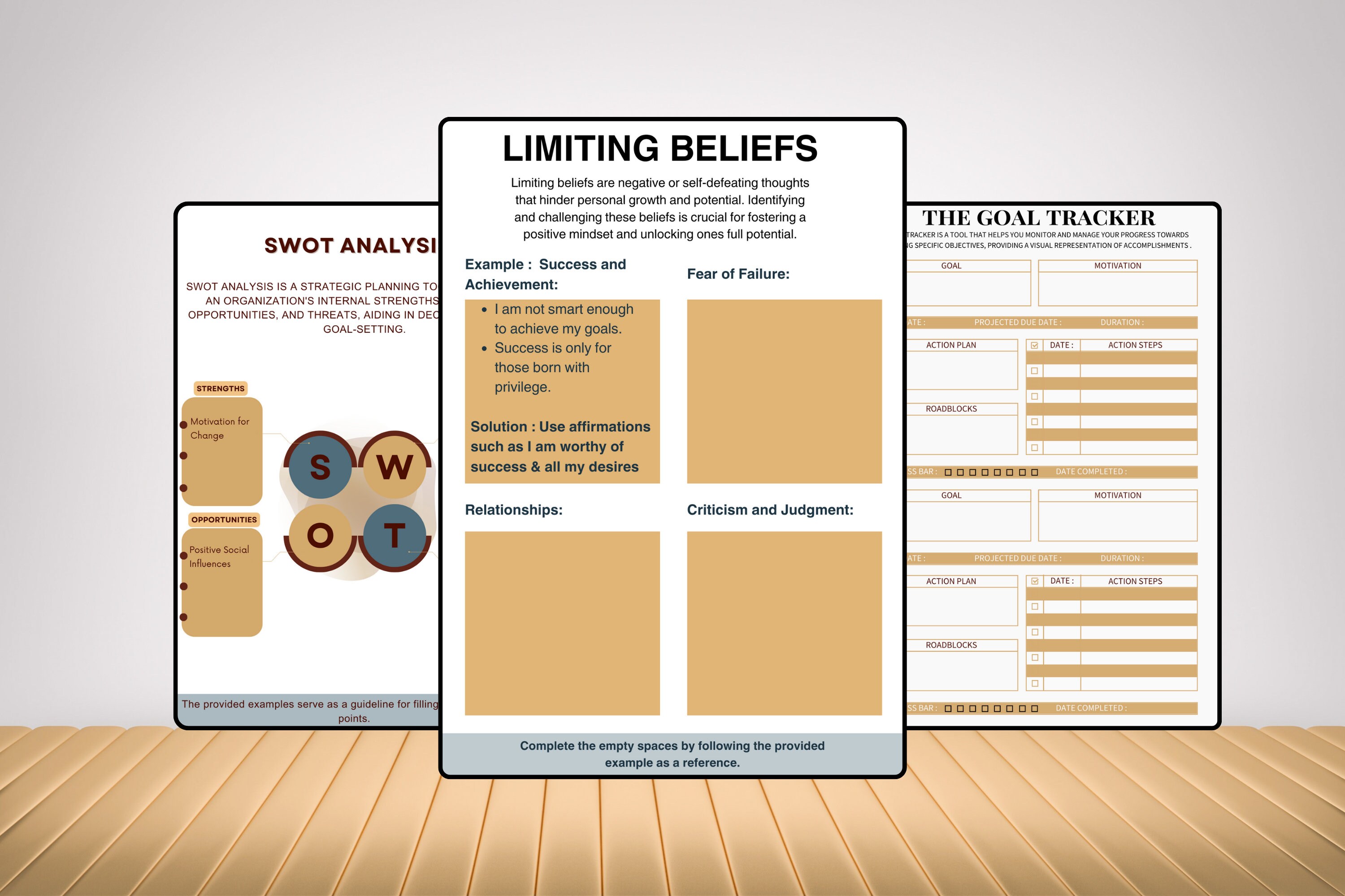 Life Coaching Worksheet Bundle / Printable / Therapy Tools and ...