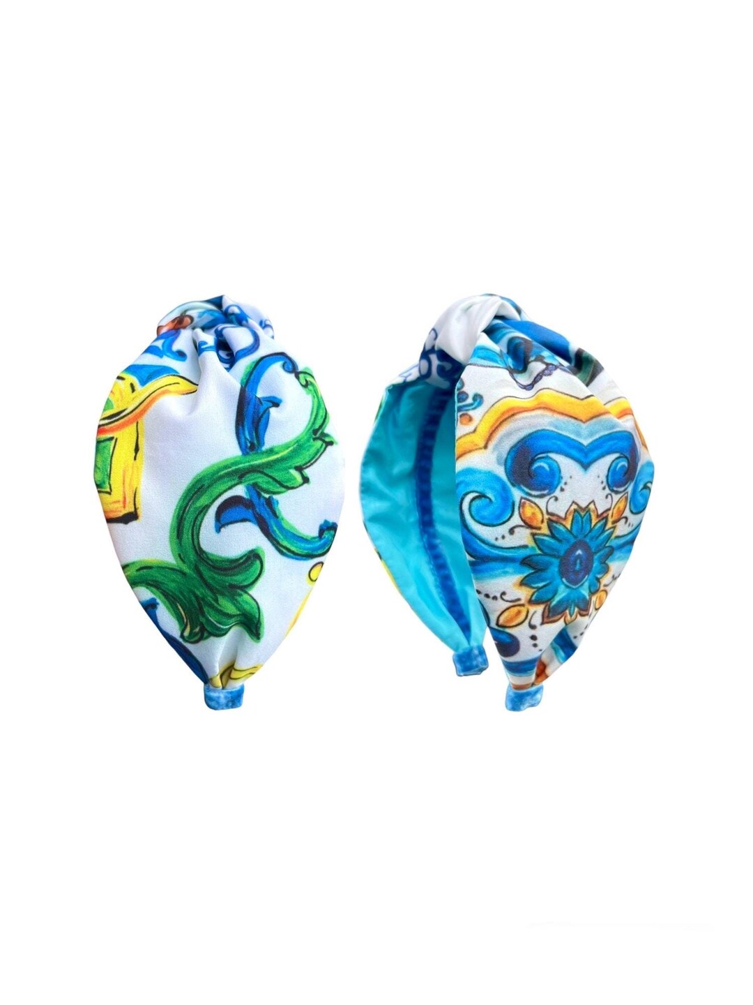 Sicilian Fabric Turban Headband Dolce Vita Accessories Italian Majolica ...