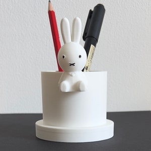 Miffy Inspired Stationary Pen Stand/holder - Etsy