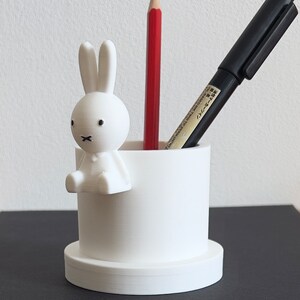 Miffy Inspired Stationary Pen Stand/holder - Etsy