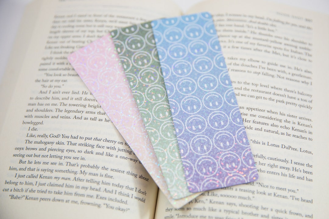 Smiley Bookmark | Gradient Bookmark | Smiley Face - Etsy