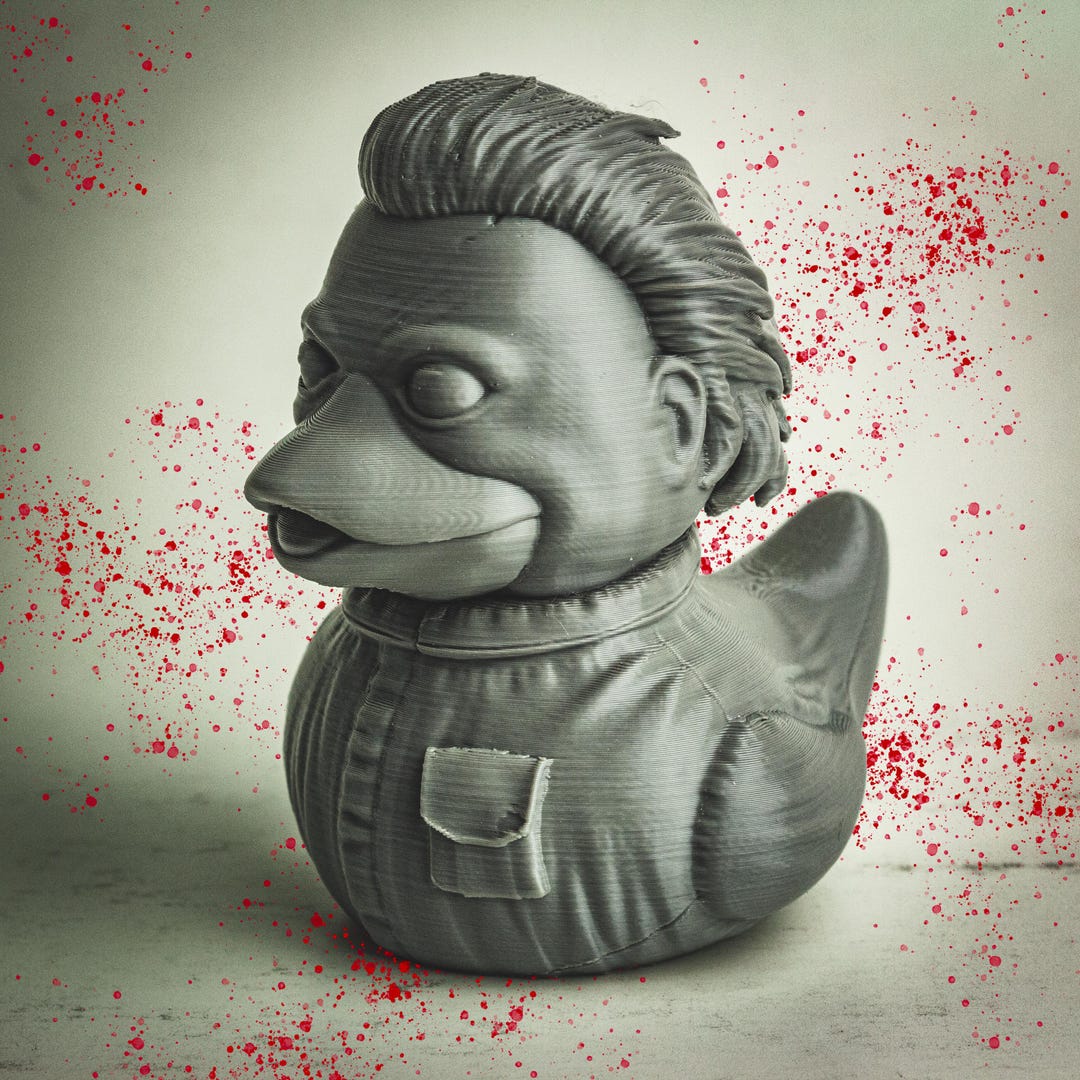 Michael Horror Movie Duck 3D Printed Parody Figurine - Etsy