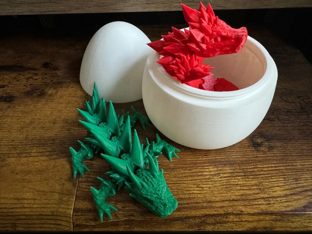 Mystery Easter Dragon Egg, Articulated Dragon, Dragon Easter Egg - Etsy