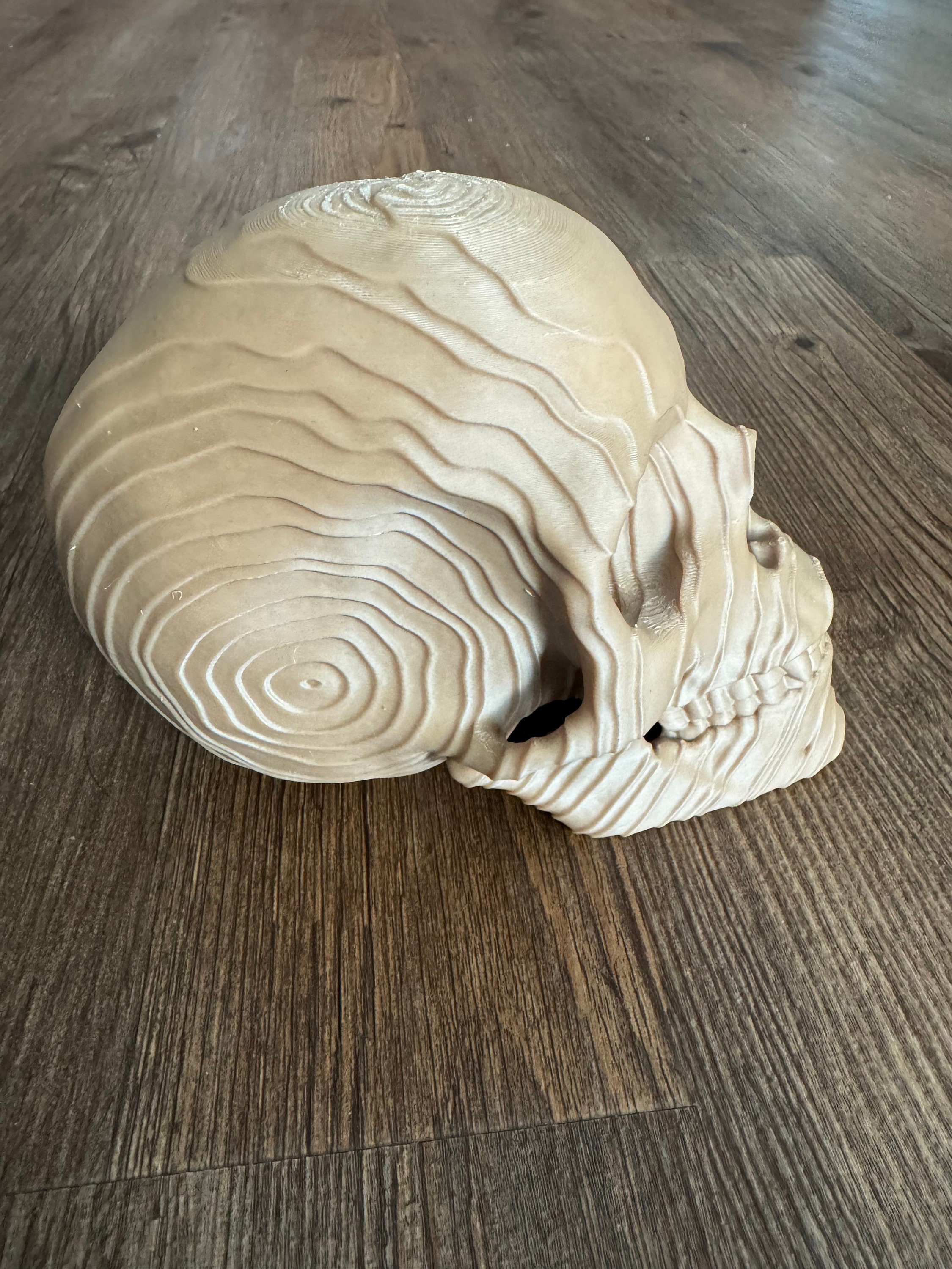 Wood Skull, Skull Model, 3D Printed Skull Model - Etsy