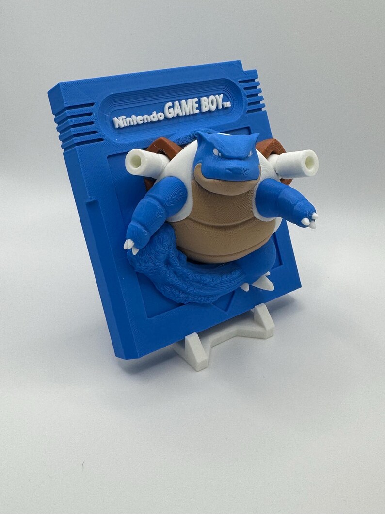 Pokémon Blue Gameboy Cartidge Model, Pokemon Blastoise Gameboy Cartidge ...