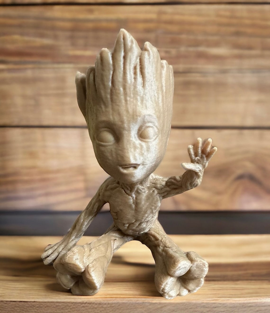 Baby Groot, 3D Printed Baby Groot, Groot Figurine, 3D Model of Baby ...
