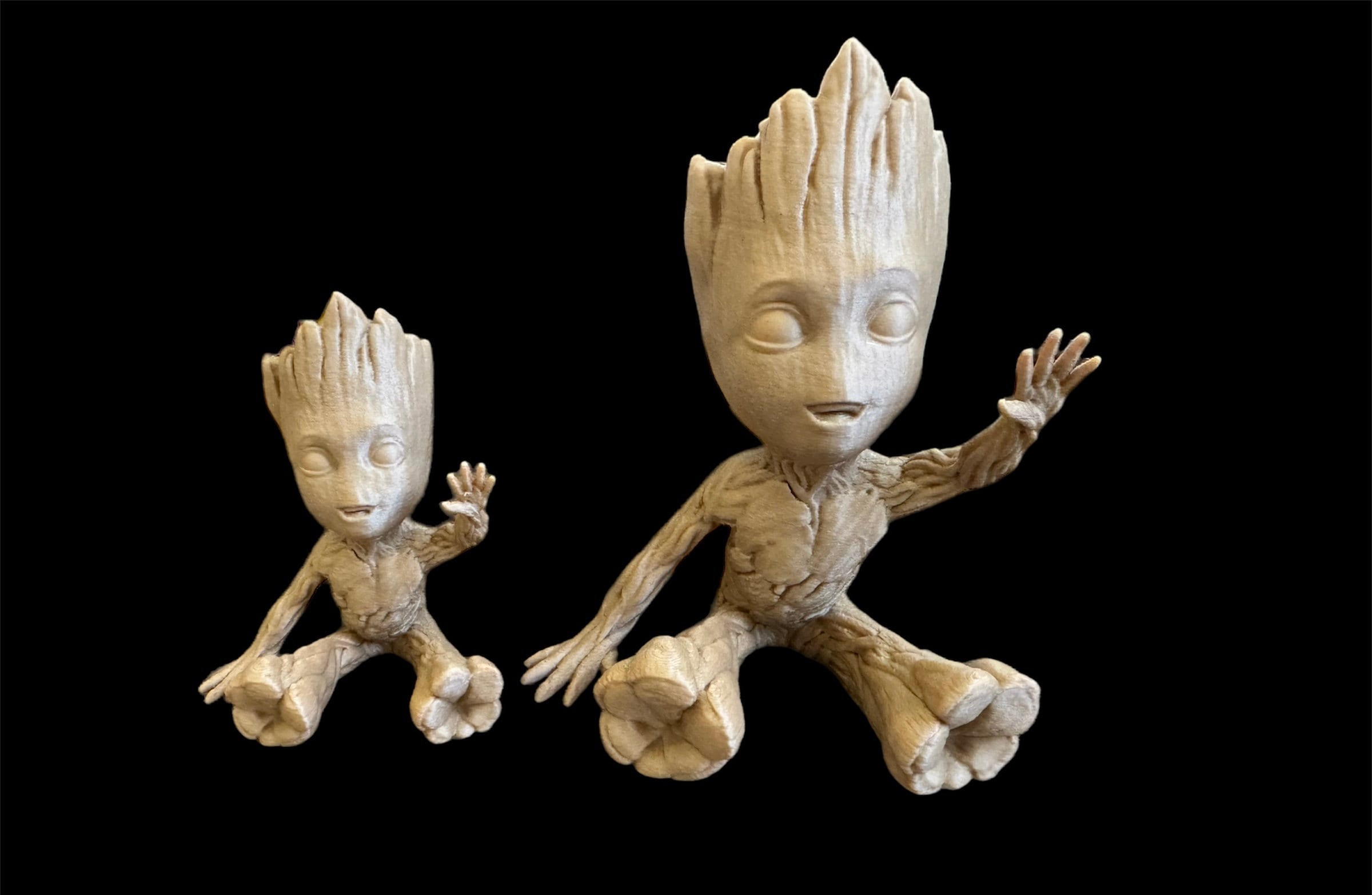 Baby Groot, 3D Printed Baby Groot, Groot Figurine, 3D Model of Baby ...