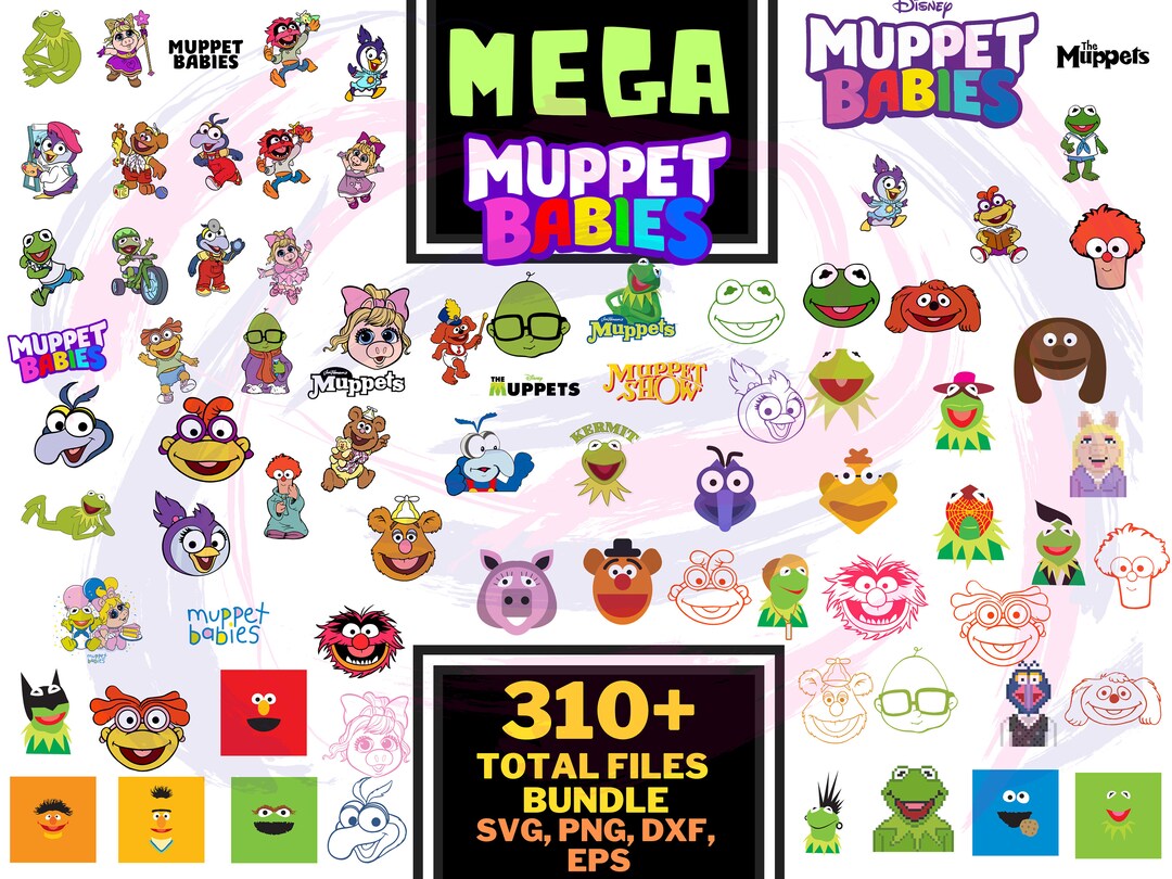 The Muppets SVG Bundle, Sesame Monsters Png, Street Monsters Svg ...