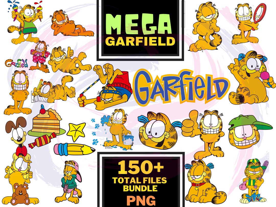 Garfield Png Bundle, Cat Png, Movie Png, Mega Bundle, Cartoon - Etsy