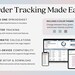 Order Tracker Spreadsheet Product Sales Manager Small Business Template ...