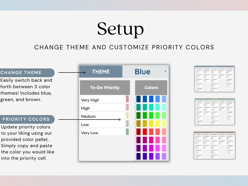 Kanban Board Project Management Template Task Tracker Project Planner And Manager Priority List