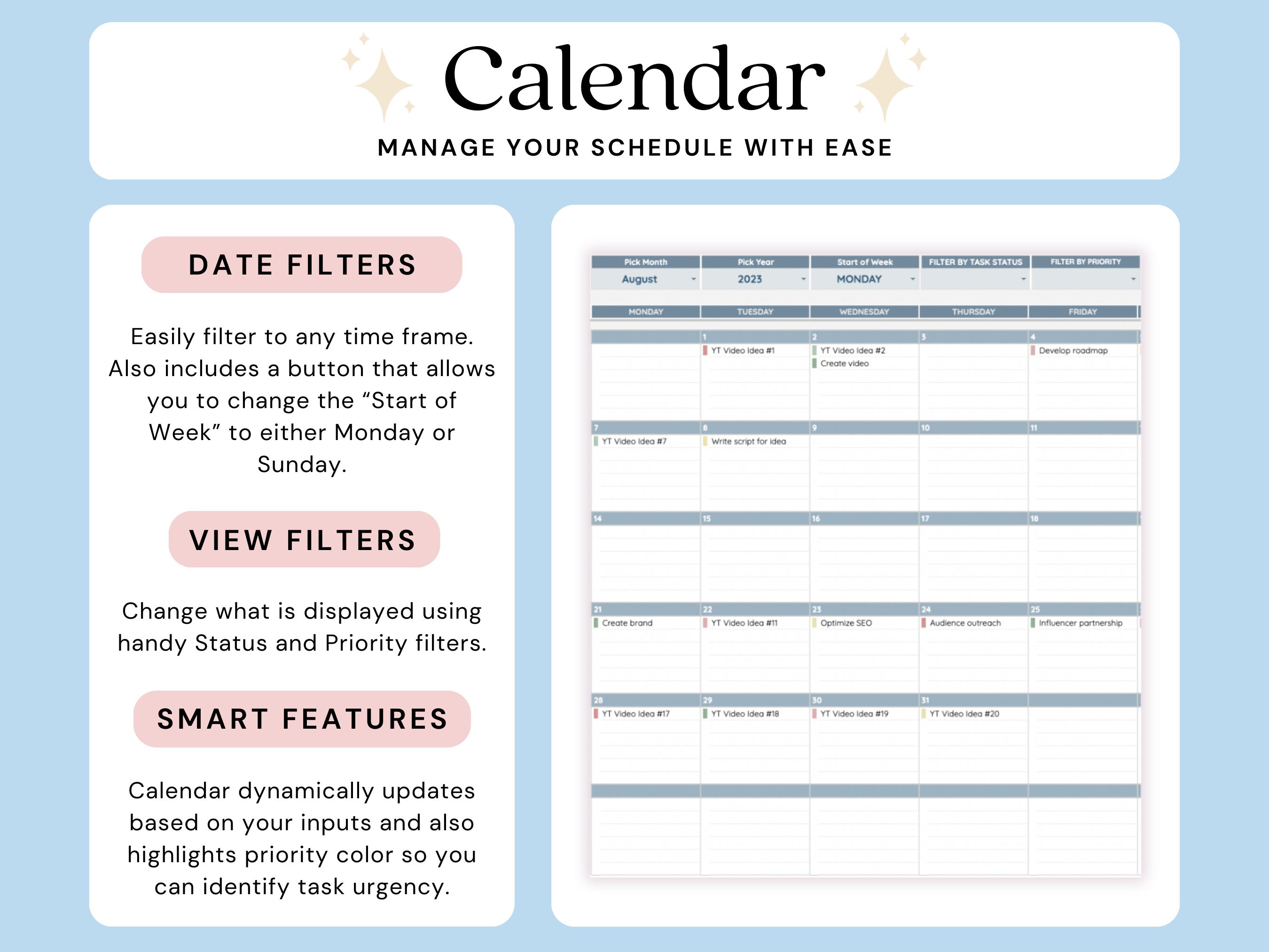 Kanban Board | Project Management Template | Task Tracker | Project ...