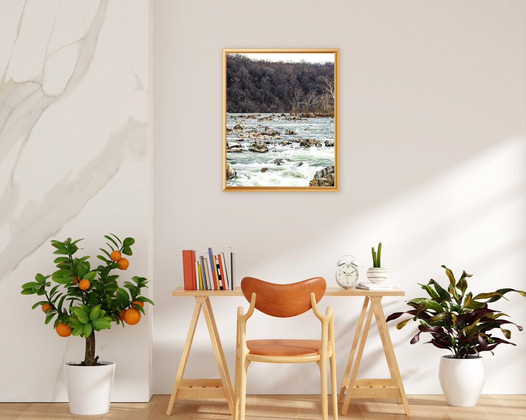 Forest River Wall Art, Nature Photography Wall Art, Digital Wall Art ...