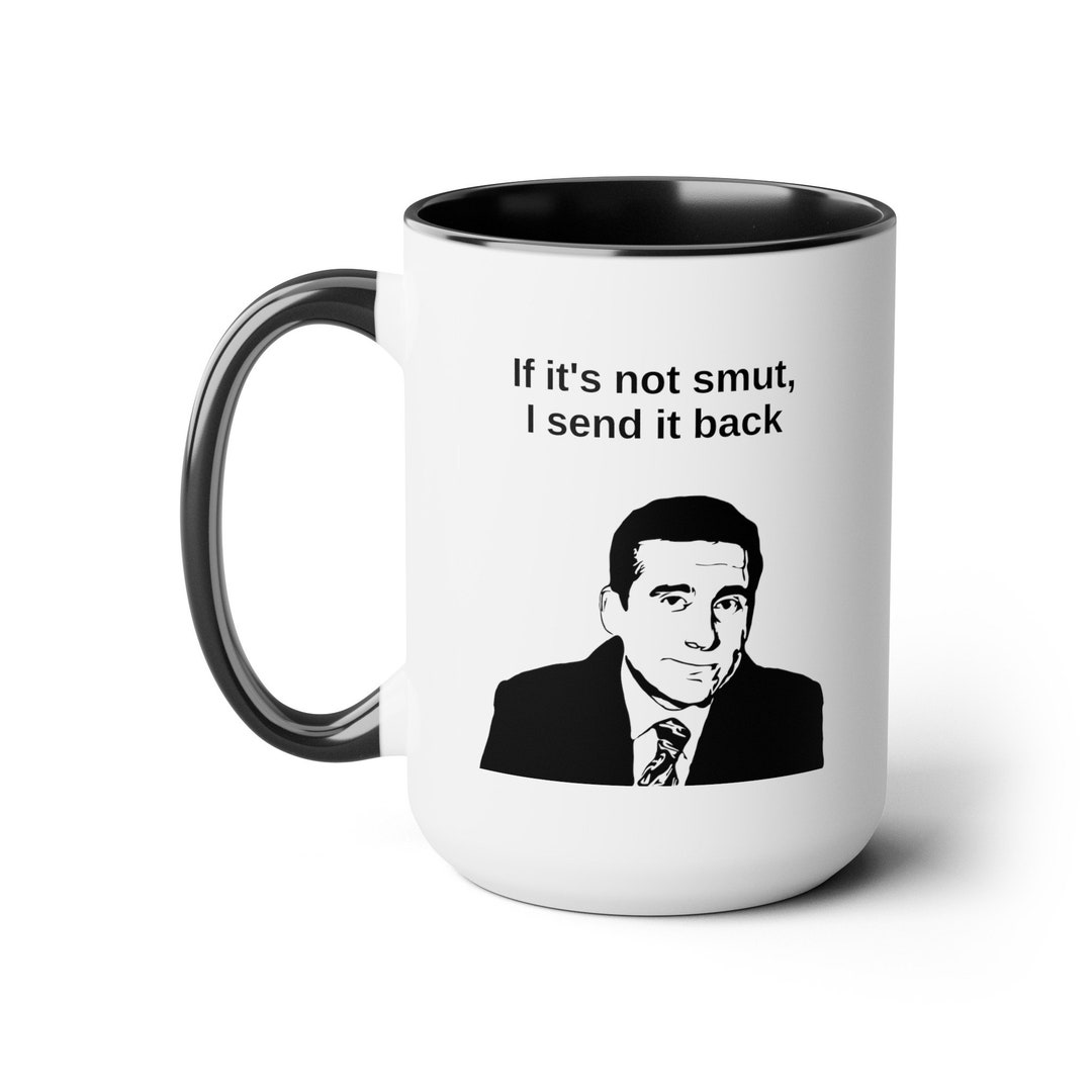 Michael Scott Smut Coffee Mug | the Office and Smut | the Office Gifts ...