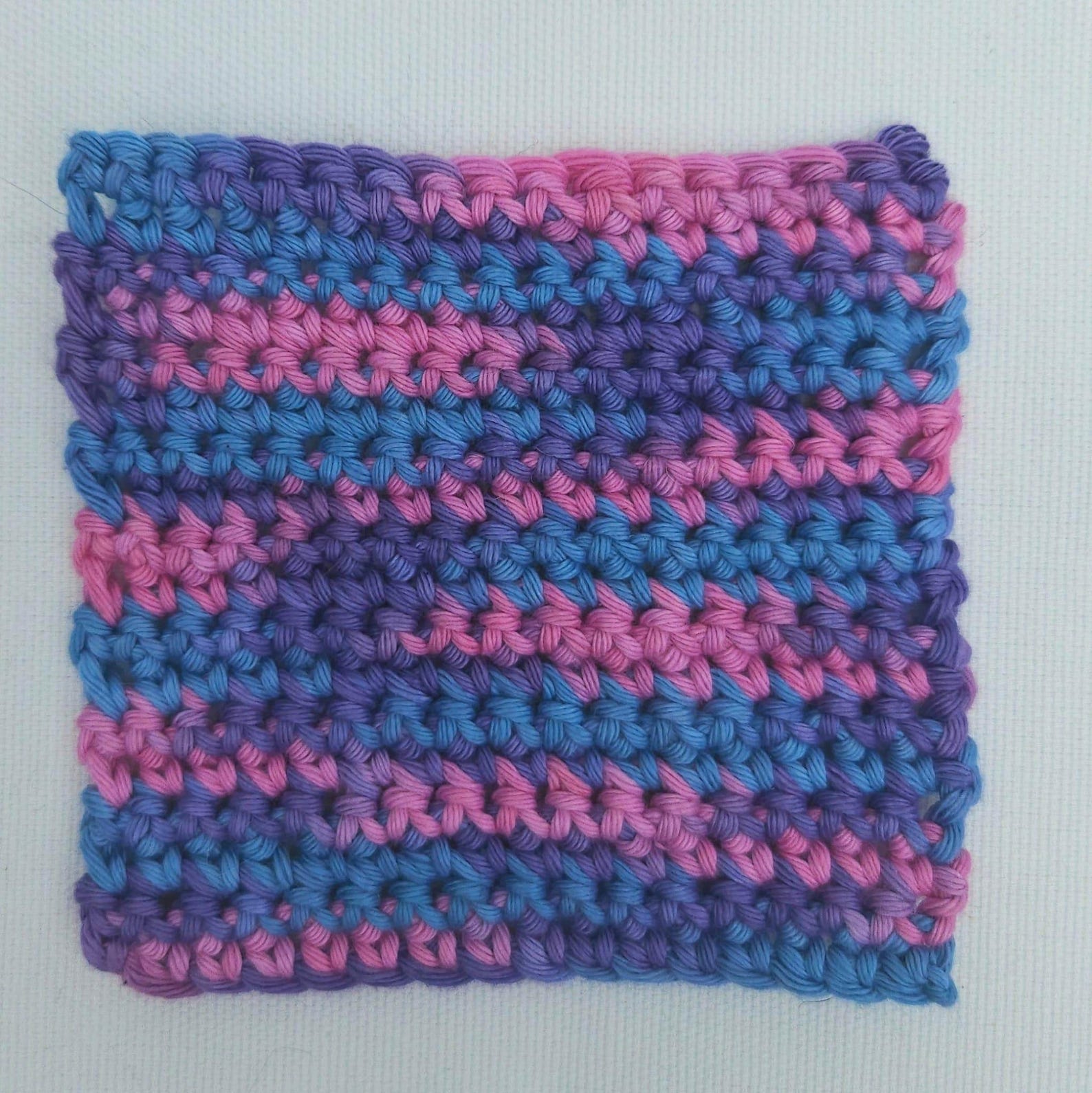 Bisexual Flag Hand-dyed Cotton Yarn / LGBTQIA+ Yarn / 50g Skein in ...