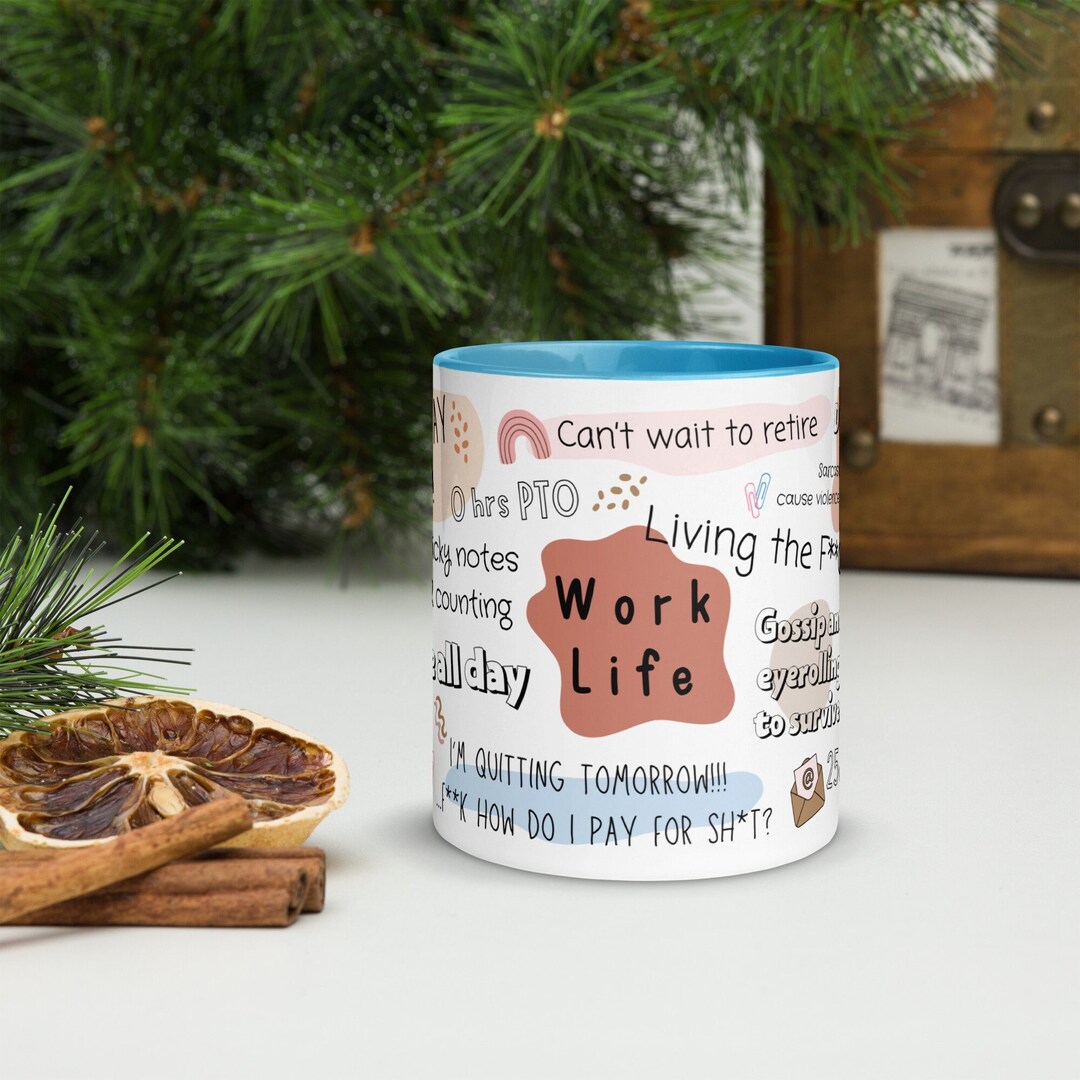 Funny Work Mug - Etsy